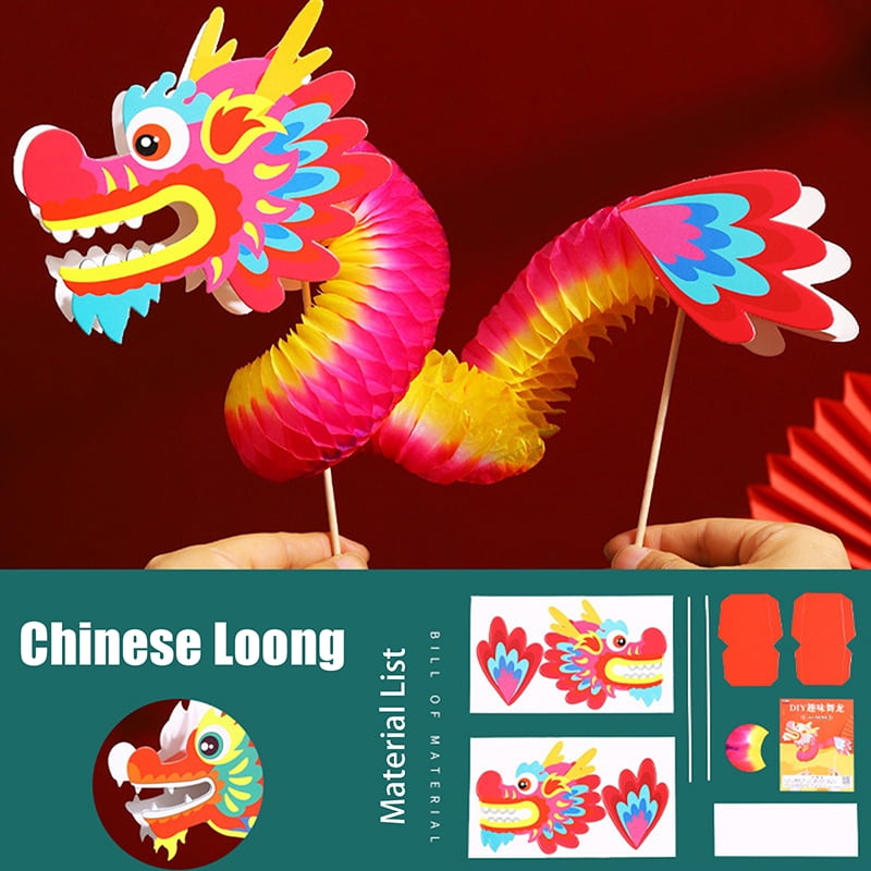 1 Set Handheld 2025 Snake Year Pull Flower Traditional Chinese New Year ...