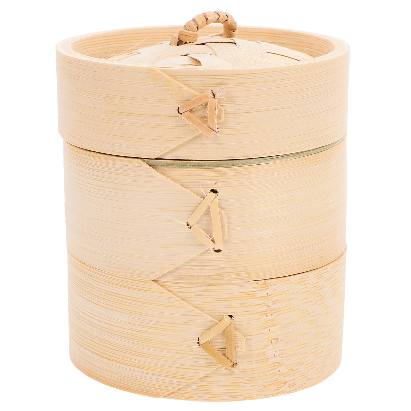 1 Set Handmade Bamboo Steamer Cooking Tool Kitchen Food Steamer with ...