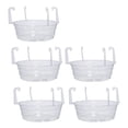 1 Set Hanging Water Catcher Hanging Pan with Hooks Clear Hanging Tray ...