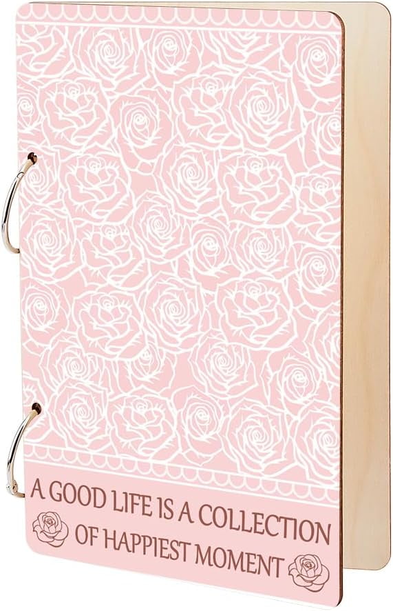 1 Set Happiest Moment Greeting Card Holder Organizer Wooden Card Keeper ...