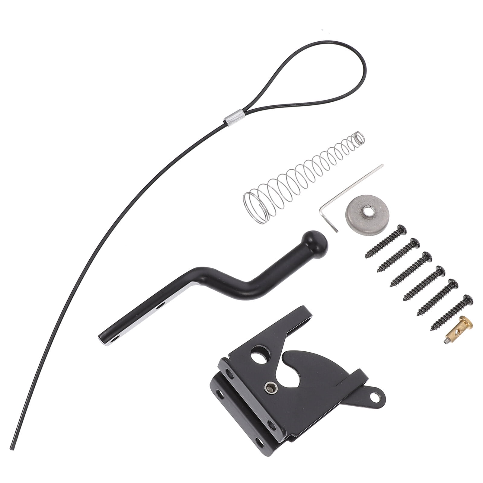 1 Set Heavy Duty Slide Bolt Gate Latch Iron Door Buckle Gravity Lever ...