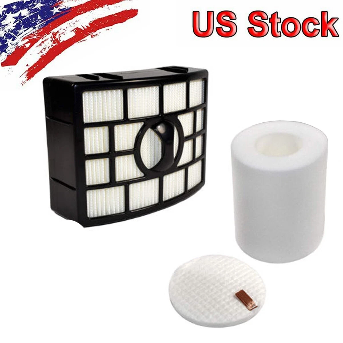 1 Set Hepa Foam Felt Filter For Shark Rotator Lift-Away Xl Vacuum Nv755 ...