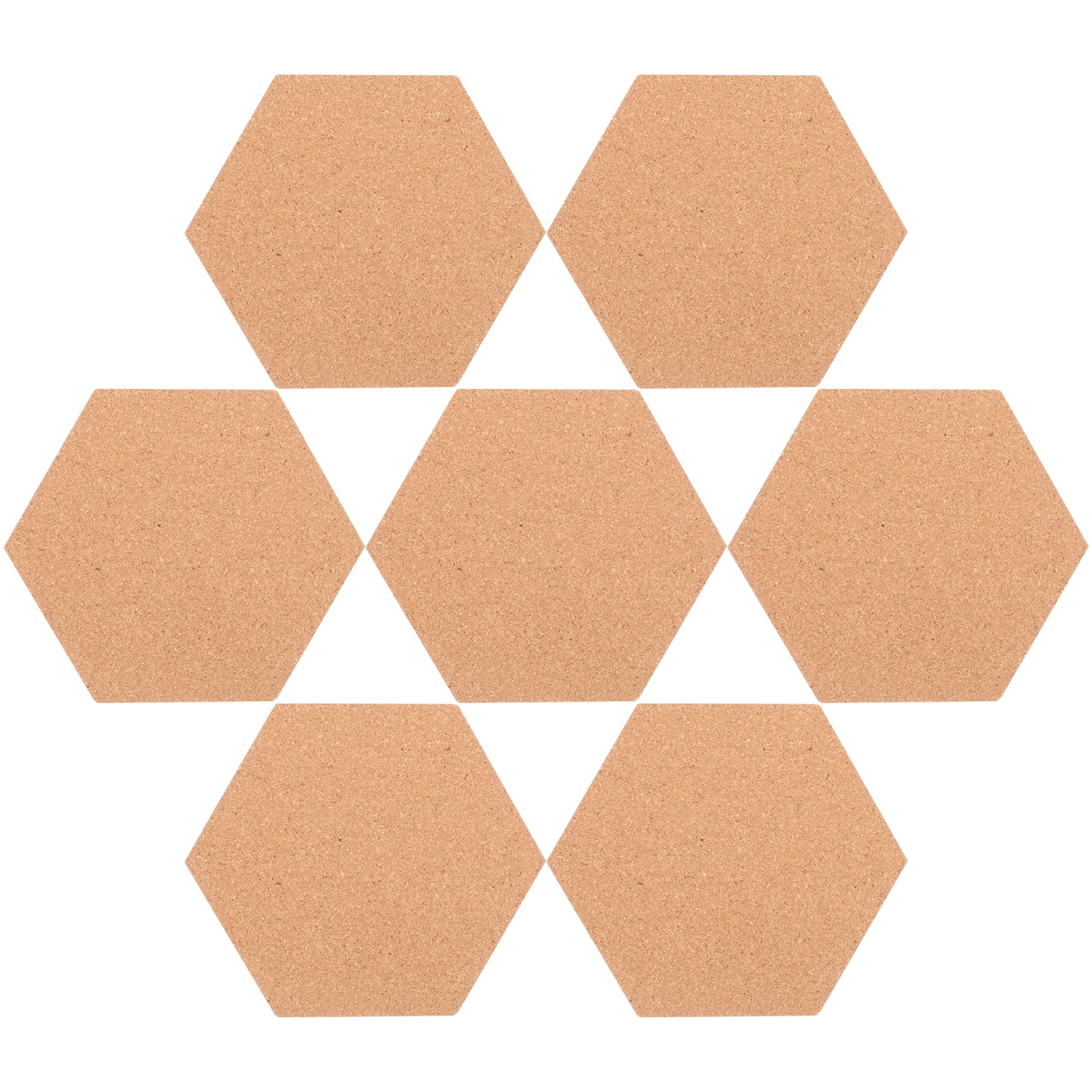 DRAFIDEEP Hexagon Notice Board Commercial Use 8 Pieces 8.06X6.88In ...