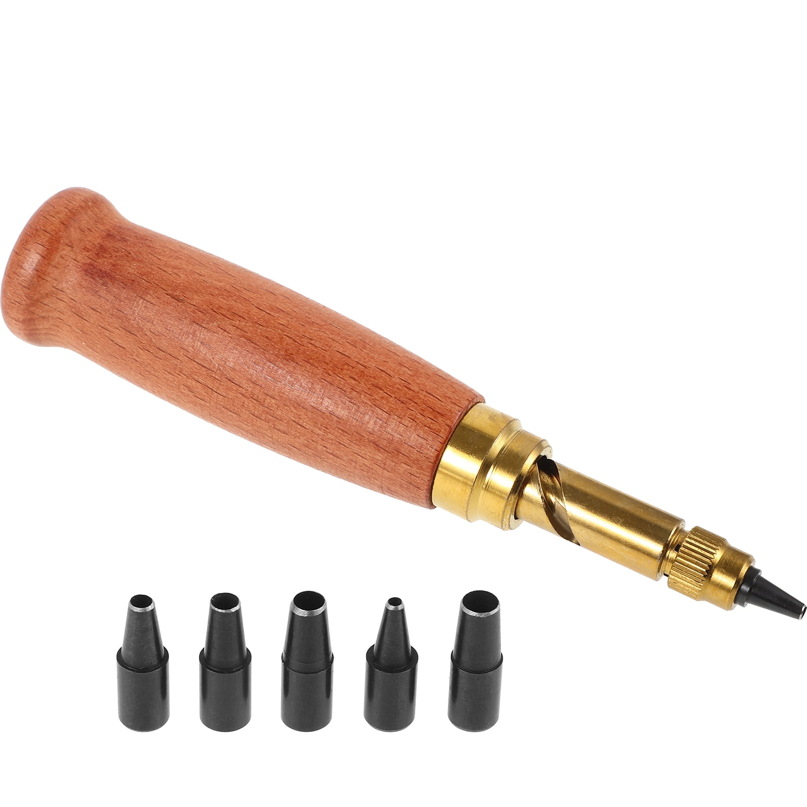 1 Set Hollow Hole Punch Tools Leather Punching Tools Leather Hole Punch ...