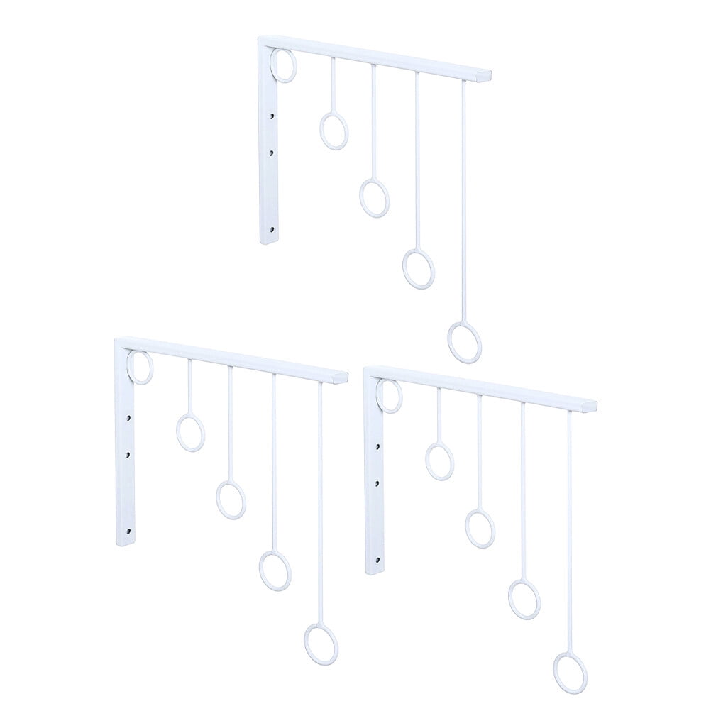1 Set Hook Ring Hanger Clothes Display Non Skid Circle Rack Clothes ...