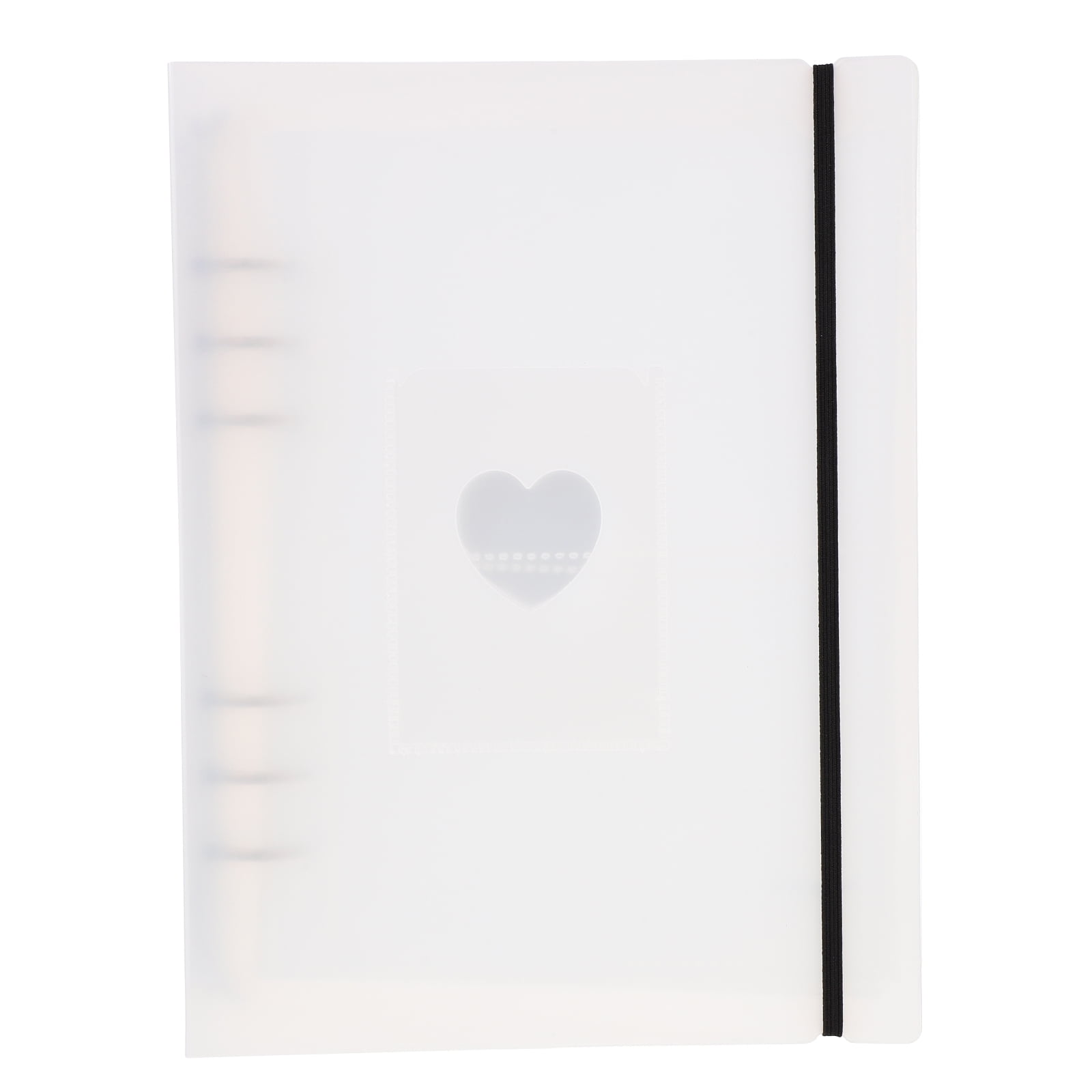 Transparent Plastic Photo Album for Storage Portable Frosted Cover ...
