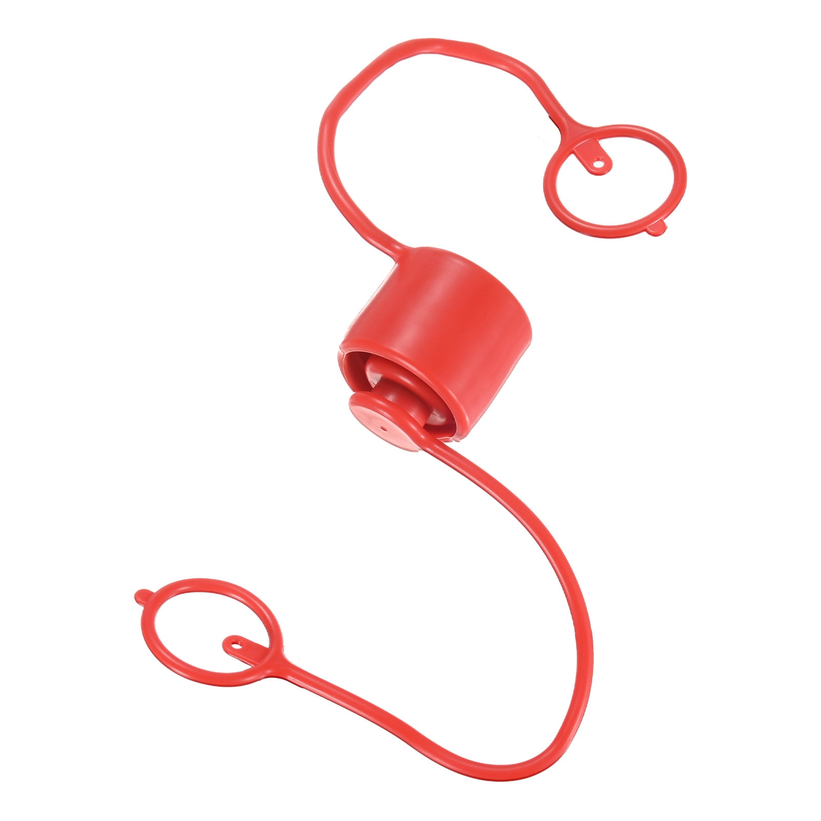 1 Set Hydraulic Coupler Dust Cap 1/2 ISO Flat Face with Retention Ring ...