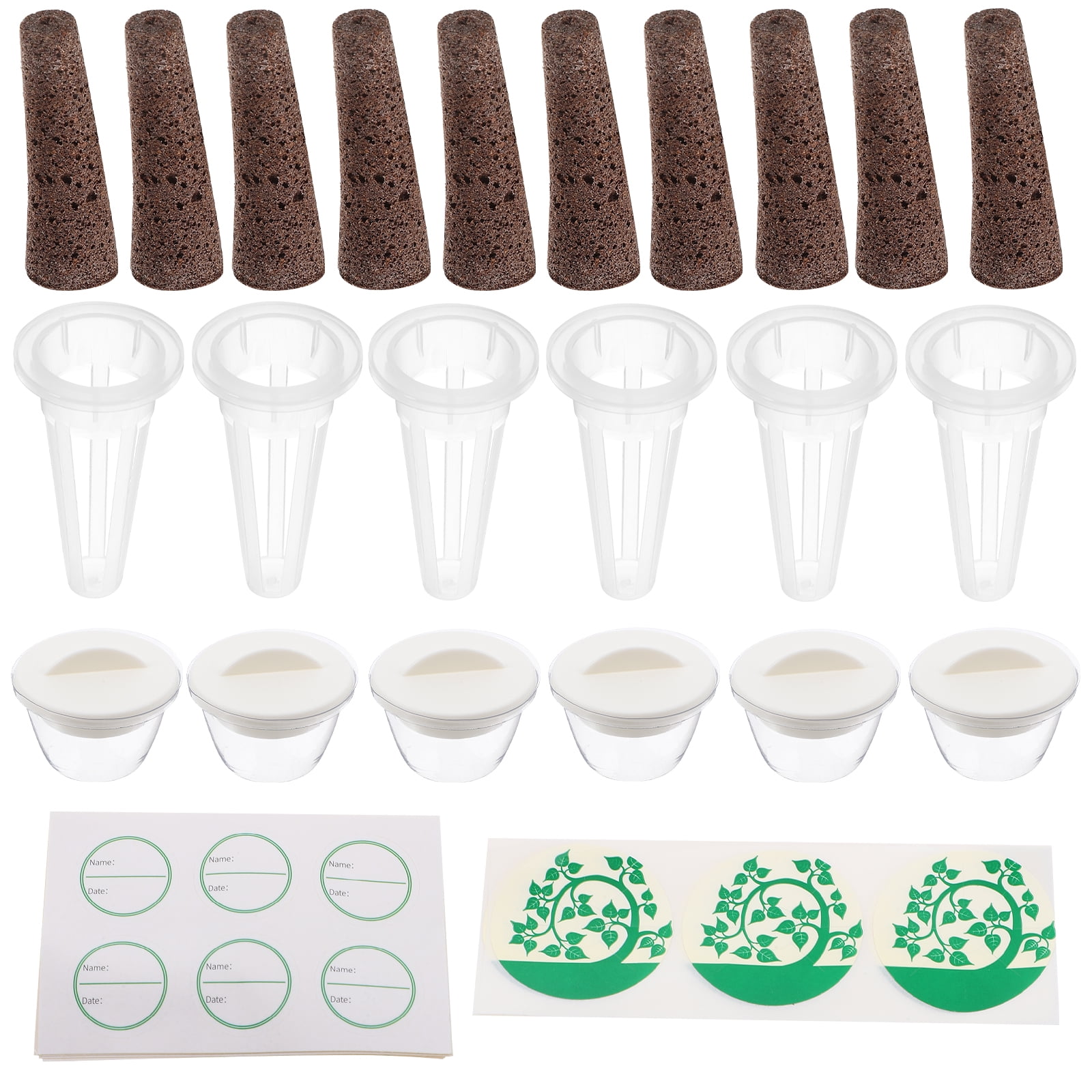 1 Set Hydroponic Grow Baskets Kit No Soil Needed Planting Basket Grow ...