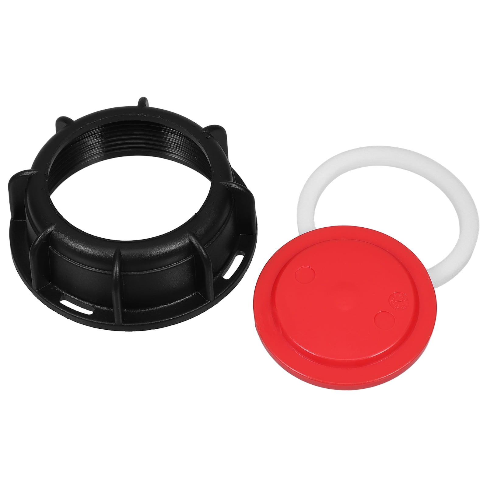 1 Set IBC Tank Valve Adapter Female Thread Plastic Water Tote Cover Lid ...