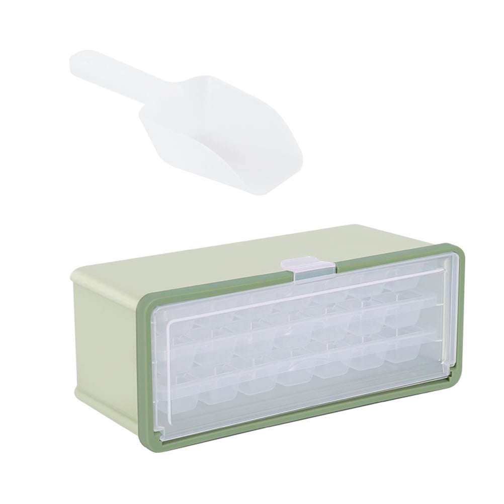 1 Set Ice Cube Making Box Plastic Ice Block Making Mold Kitchen DIY Ice ...