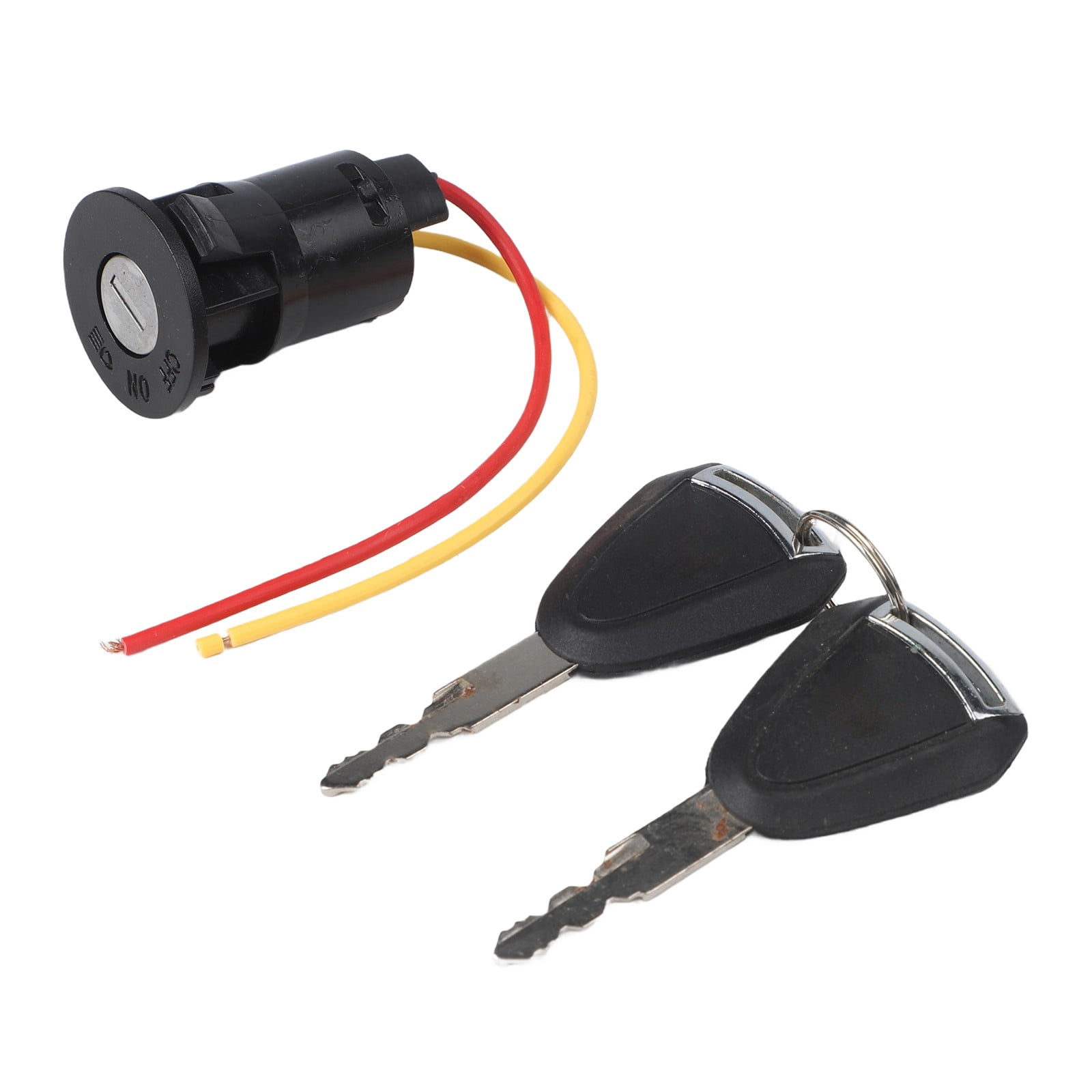1 Set Ignition Key Ebike Switch 2 Wire Position For Electric Scooter E ...