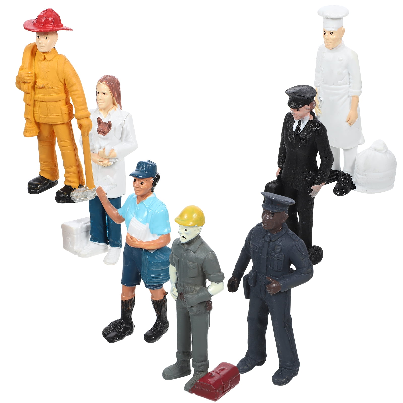 1 Set Imitated People Figurines People Scale Figurines Miniature Scale ...