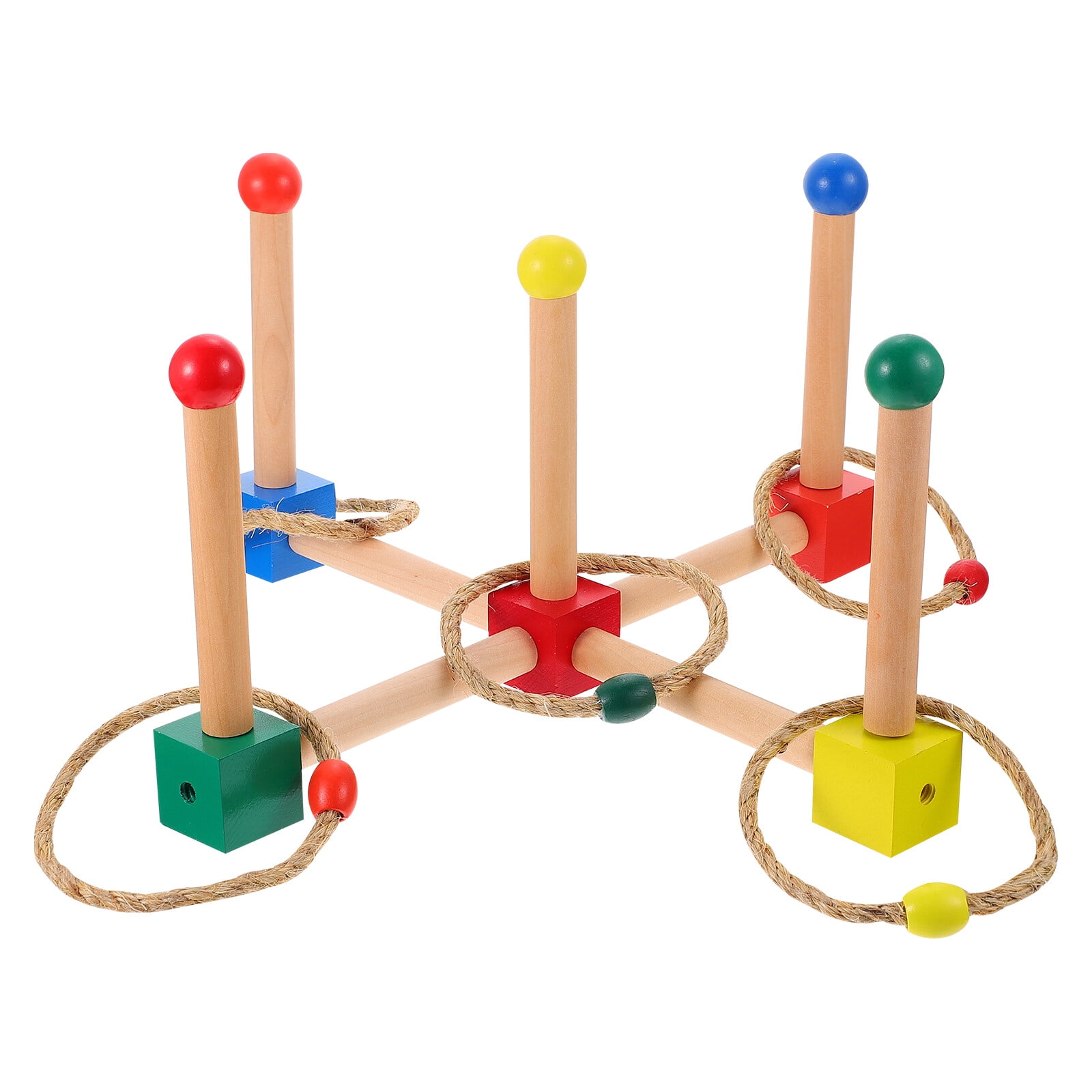 1 Set Interactive Ring Toss Game Toy Kids Ring Tossing Toy Outdoor Quoits Game - Walmart.com