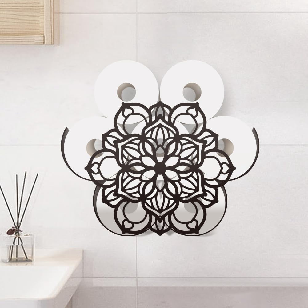 1 Set Iron Napkin Holder Home Decorations Floral 365x115x250mm ...