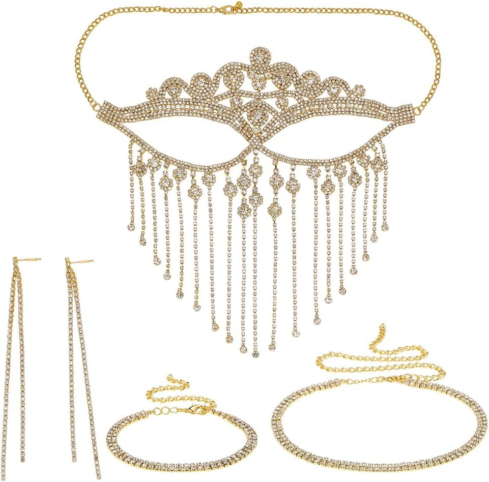 1 Set Jewelry Sets including Brass Rhinestone Necklaces & Bracelets ...