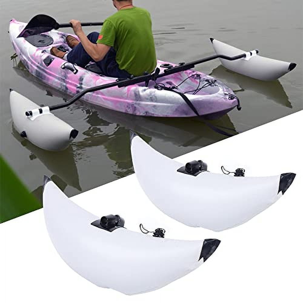 1 Set Kayak Outrigger Kit, Kayak Stabilizers PVC Inflatable Outrigger ...