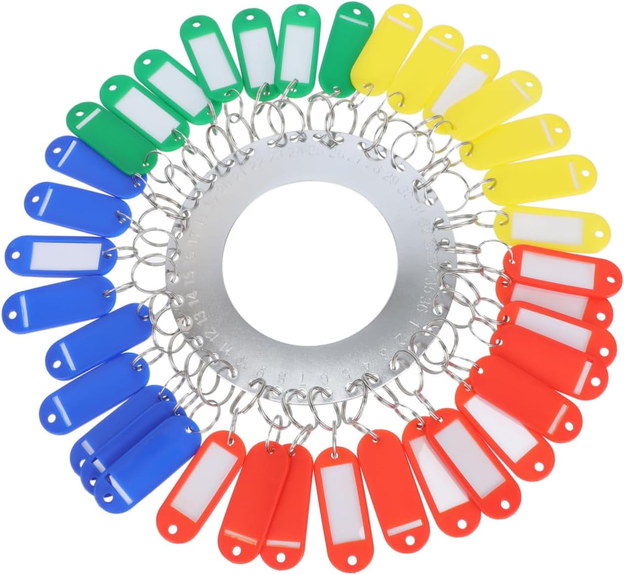 1 Set Key Disk Car Tags Metal Tags Travel Tags Blank Labeling Tags ...