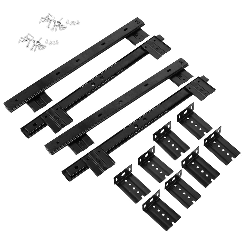 1 Set Keyboard Slide Keyboard Replacement Guide Rail Computer Table Drawer Slide