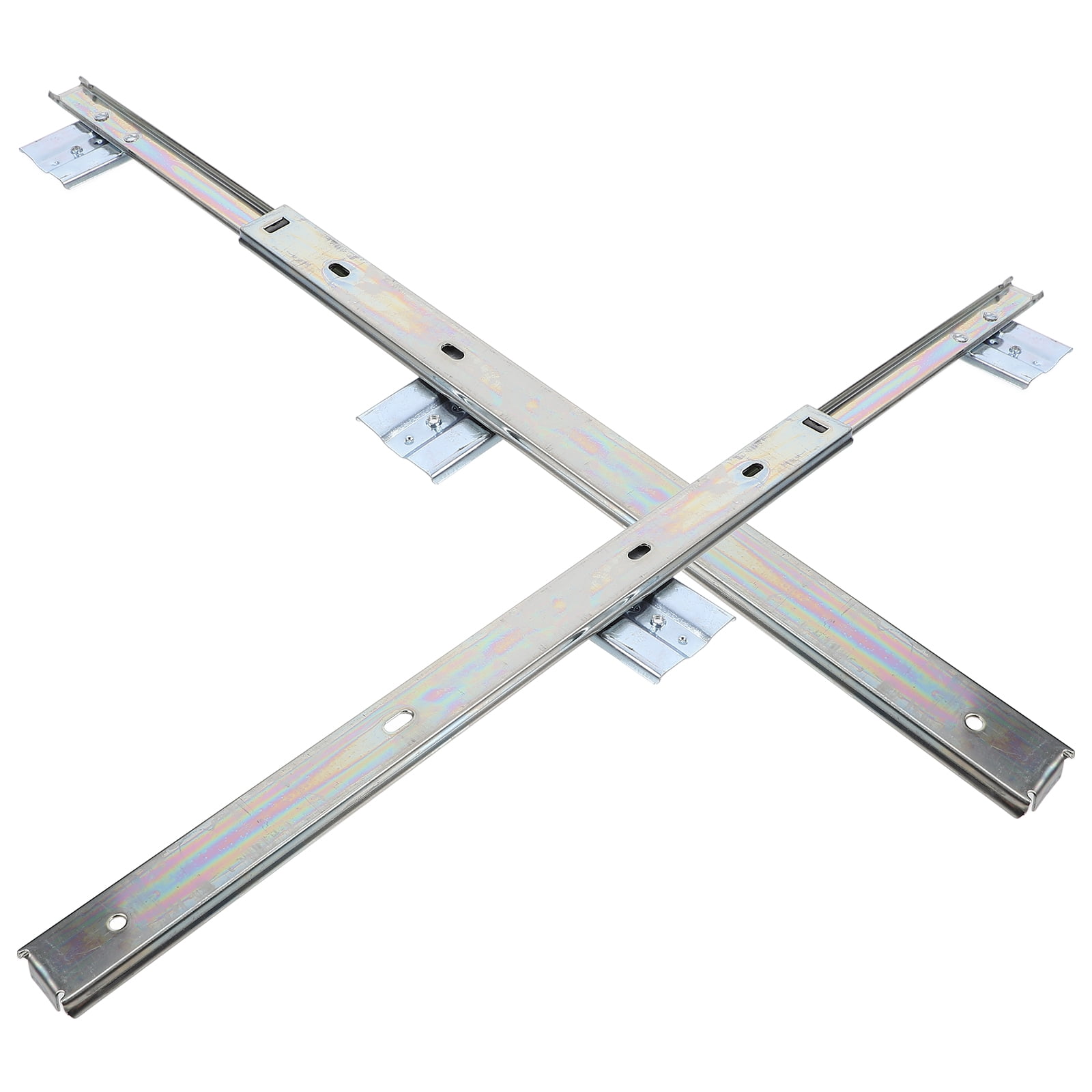 1 Set Keyboard Slide Steel Replacement Guide Rail Side Mount Keyboard Slide