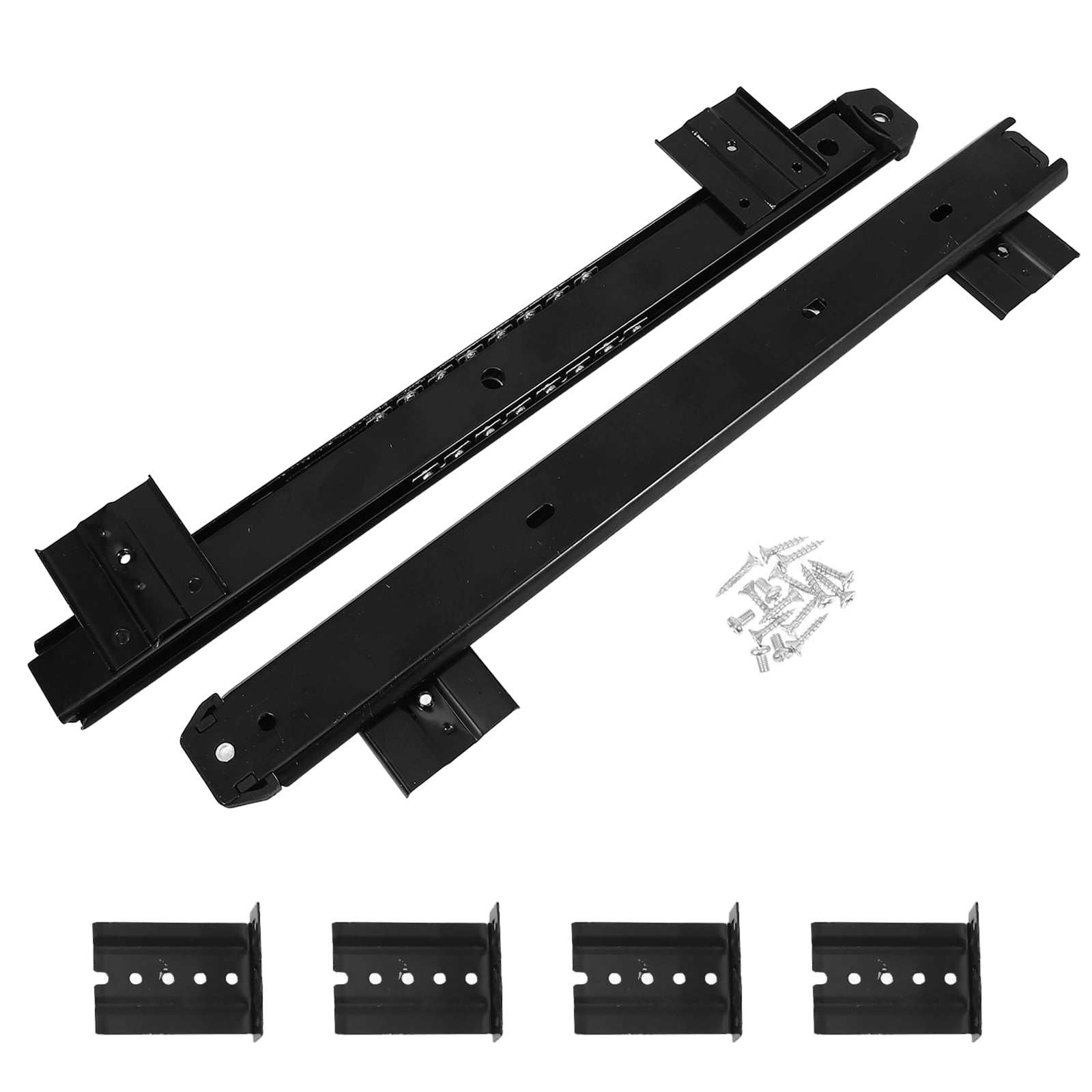 1 Set Keyboard Tray Slide Drawer Rail Cabinet Glide And Slide Track ...