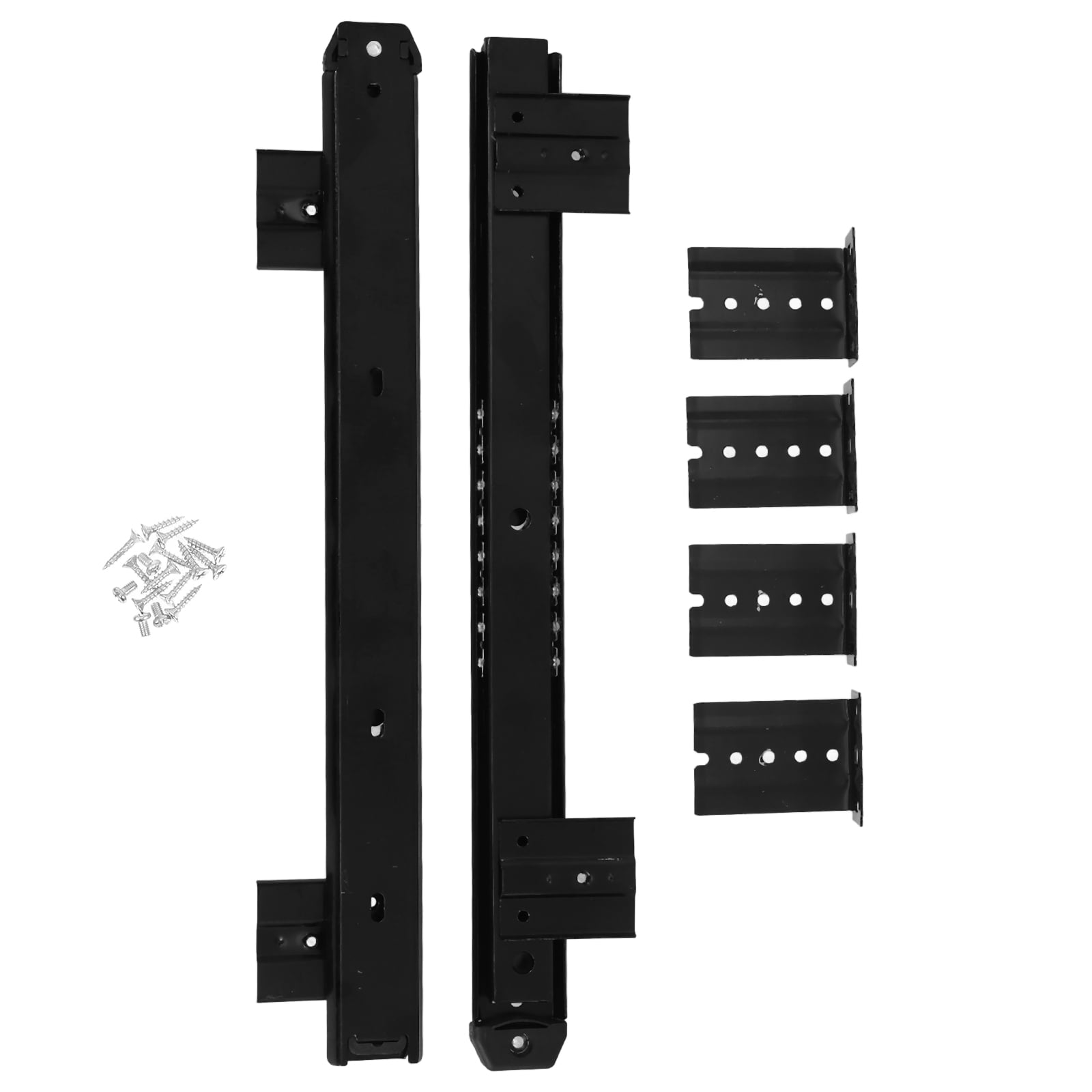 1 Set Keyboard Tray Slide Drawer Rail Cabinet Glide and Slide Track ...