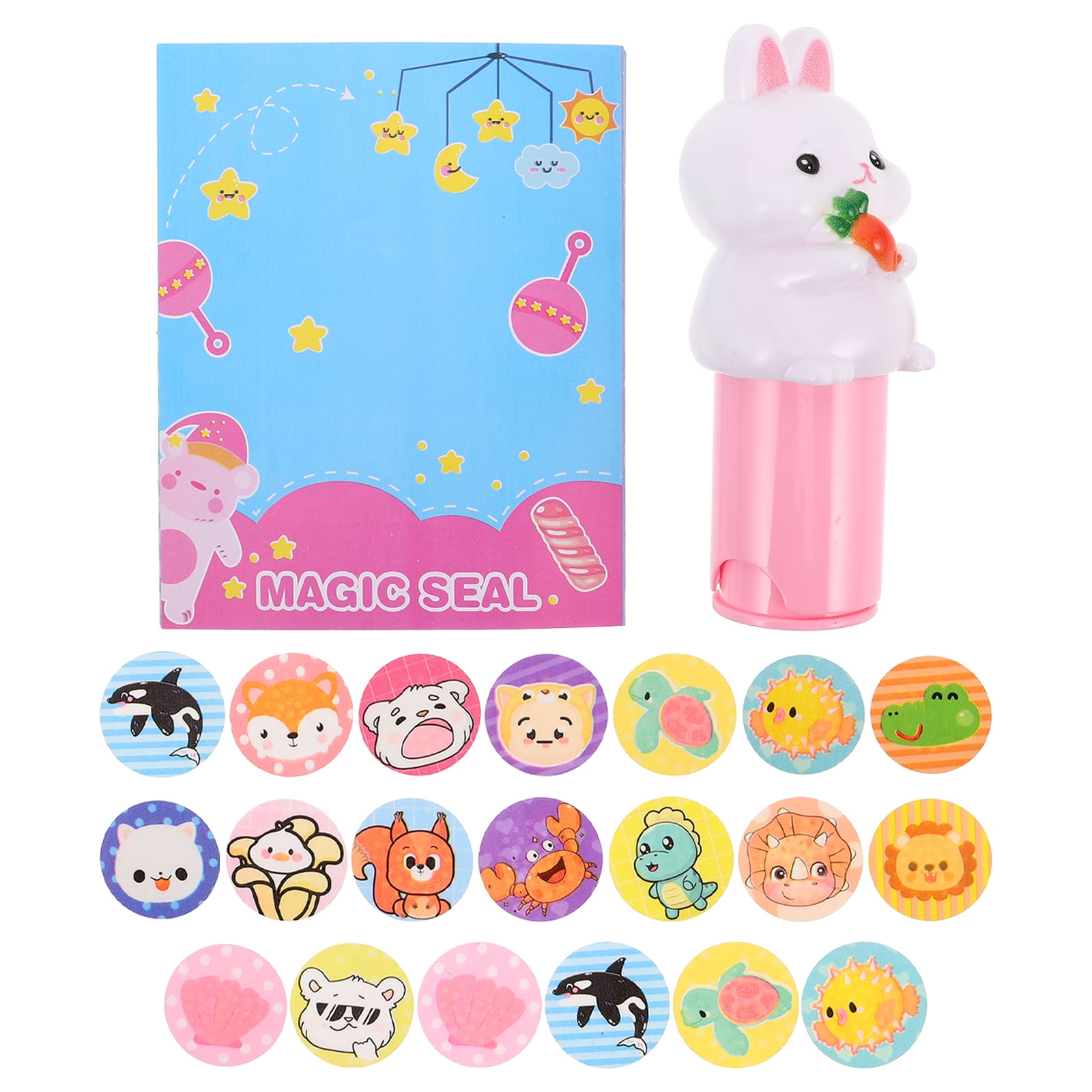 1 Set Kids Cartoon Seal Stamp Toy Sticker Stamp for Kids Stamps for ...