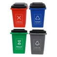 1 Set Kids Early Teaching Tool Sorting Garbage Can Toy Small Trash Can ...