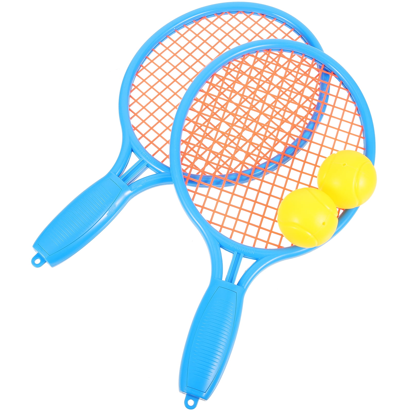 1 Set Kids Tennis Racket Plastic Tennis Racket with Balls for Kid ...