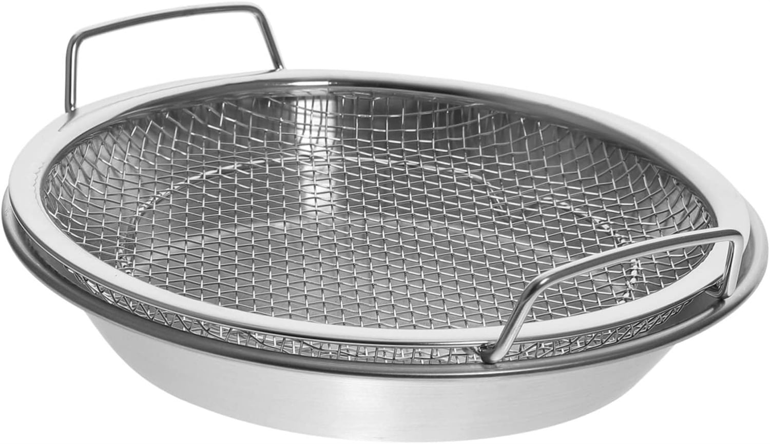 1 Set Kitchen Oil Filter Tray,8.66In Stainless Steel Double Ear Frying ...