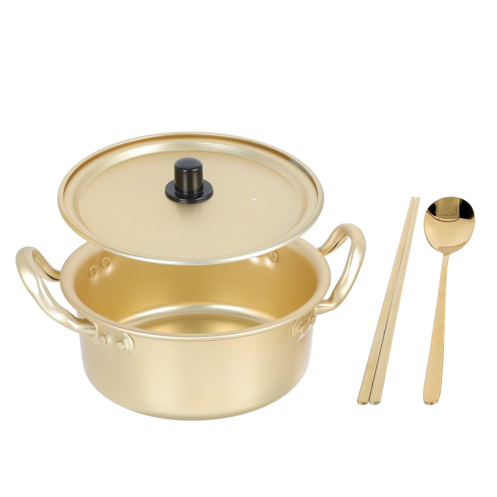 1 Set Korean Ramen Pot Double Ears Pot Kitchen Cookware Housewarming ...