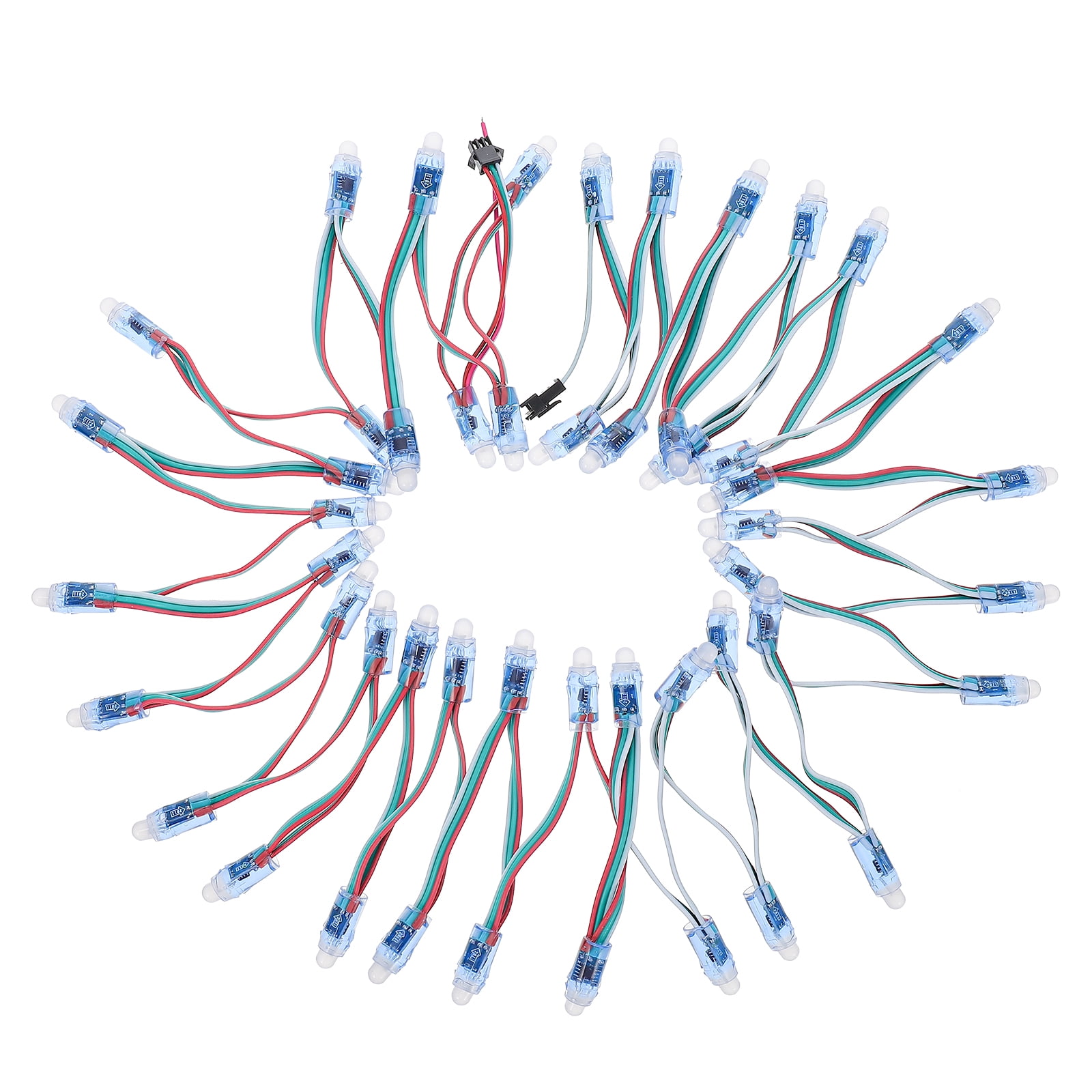 1 Set LED Pixel Lights Multipurpose Pixel Lamp Accessories 12mm LED ...