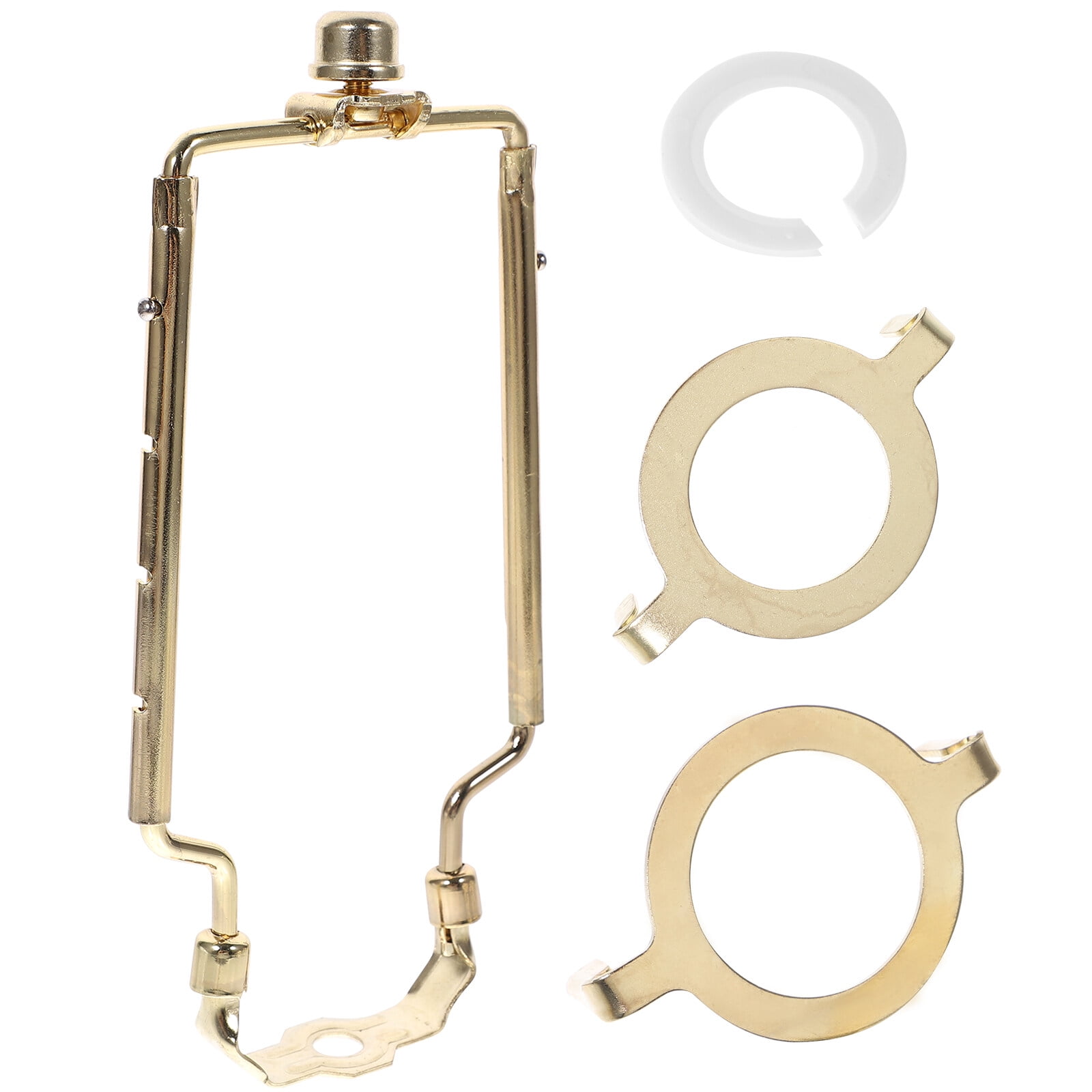 TABLZONE Heavy Duty Lamp Shade Bracket, Golden Iron, Stable Design ...