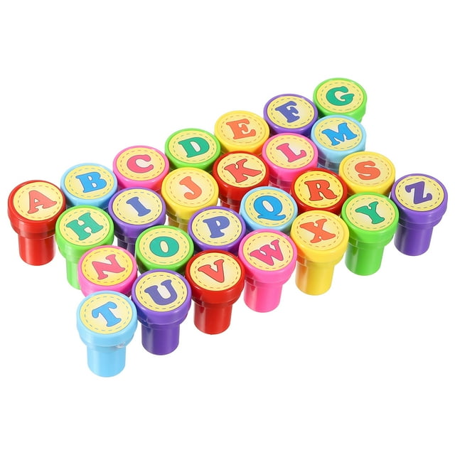 1 Set Letter Stamps Self Inking, Character a to Z Alphabet Teacher ...