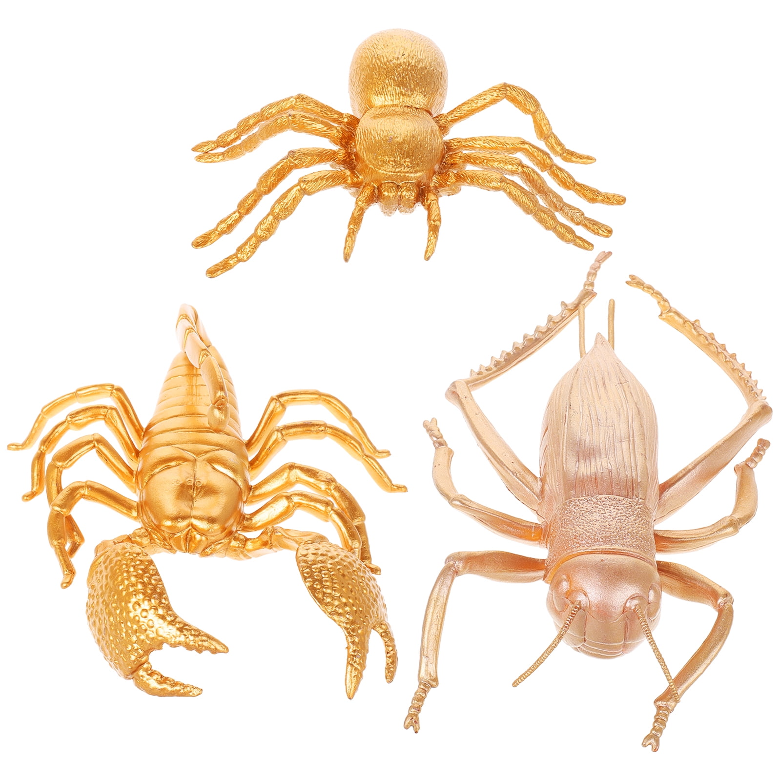 1 Set Lifelike Insect Figurines Creative Cricket Scorpion and Spider ...