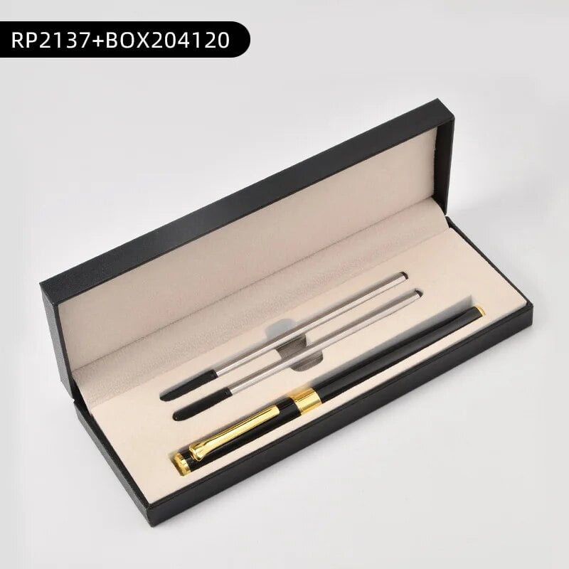1 Set Luxury Metal Ball Point Pen Refill and Box Combination Pens for ...