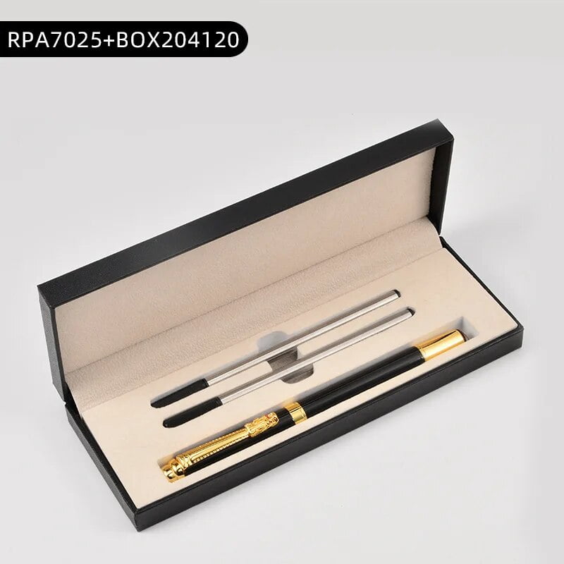 1 Set Luxury Metal Ball Point Pen Refill and Box Combination Pens for ...