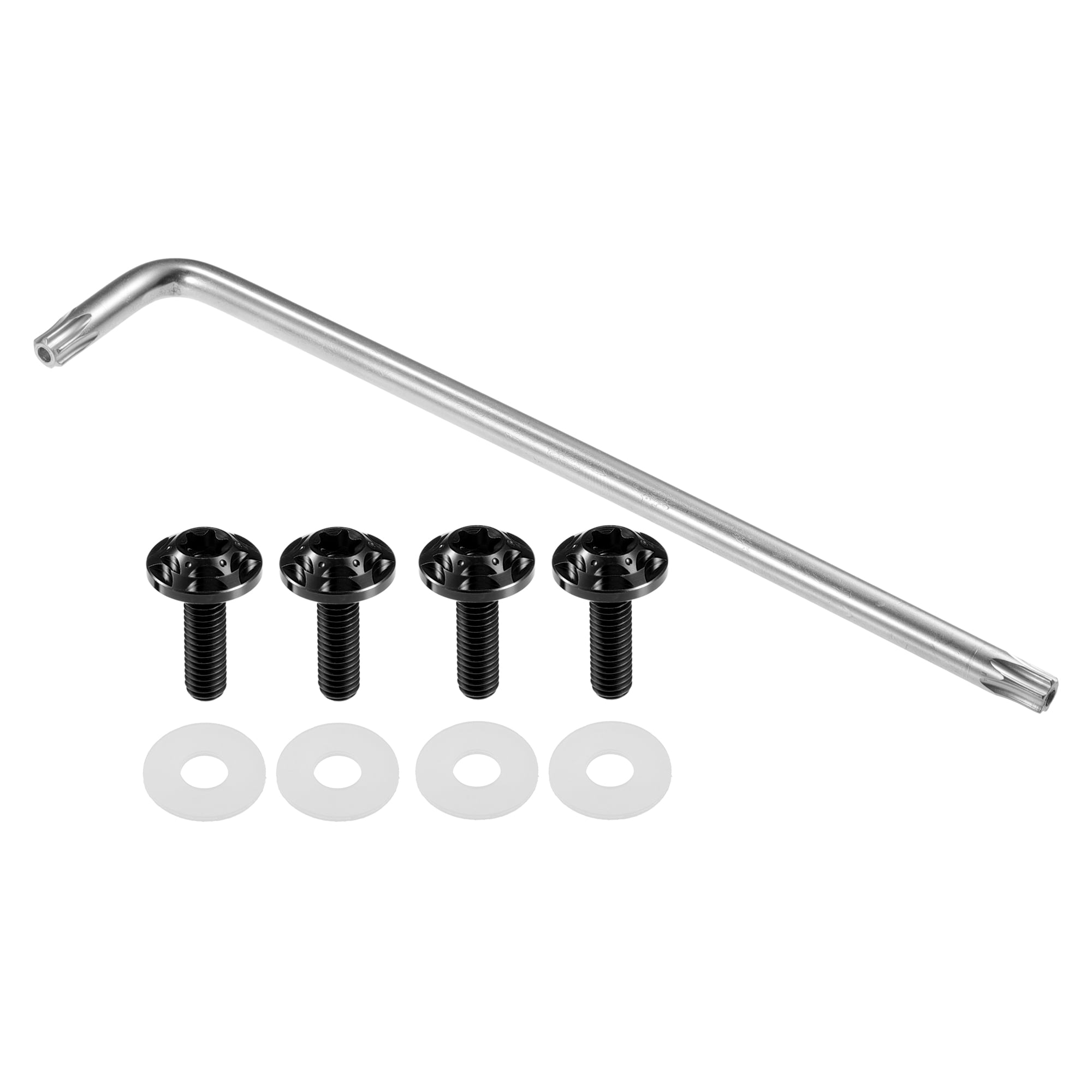 1 Set M6 Universal Anti Theft License Plate Screws for Car Frame Holder ...