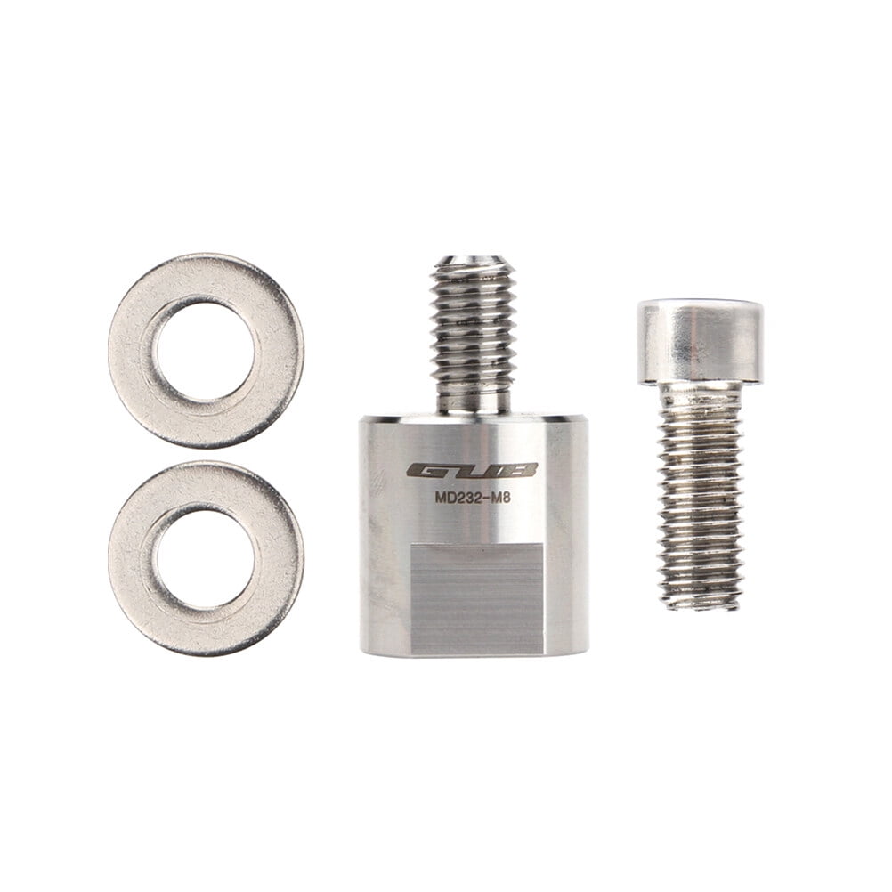 1 Set M8 Motorcycle Rearview Mirror Heightening Reverse Thread Adapter ...