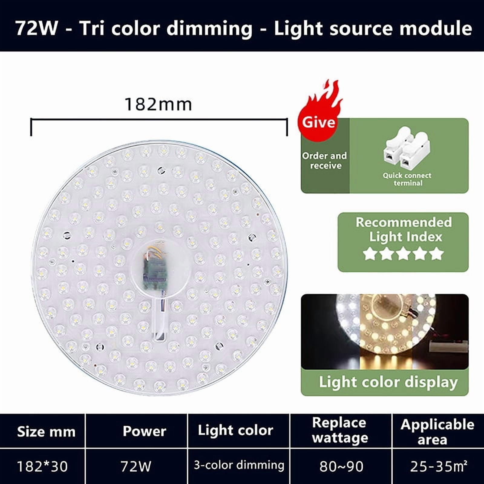 1 Set Magnetic Suction LED Panel Circle Ring Light 12W 18W 24W 36W 48W ...