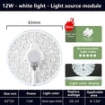 1 Set Magnetic Suction LED Panel Circle Ring Light 12W 18W 24W 36W 48W ...