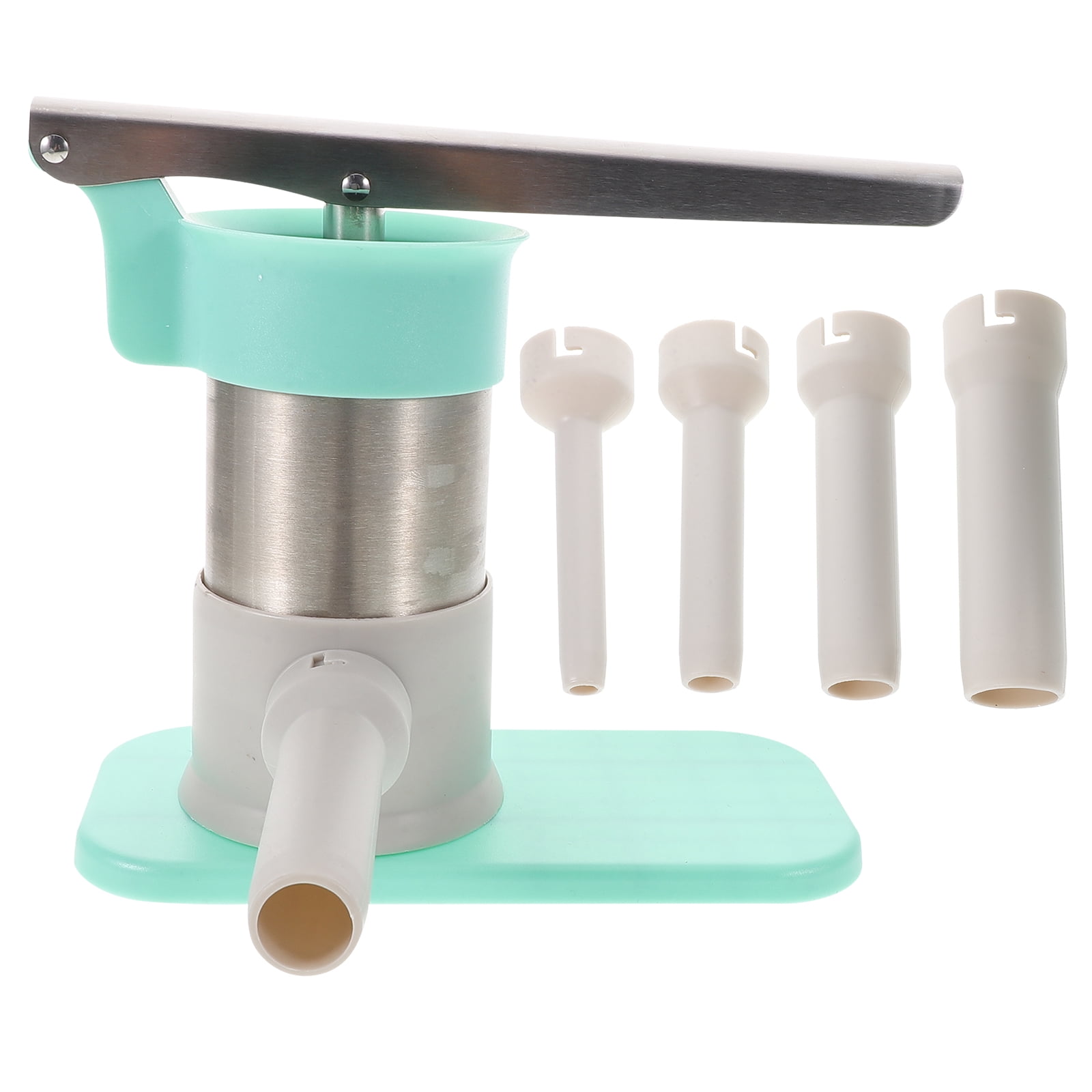 1 Set Manual Sausage Stuffer Vertical Sausage Maker with Stainless ...
