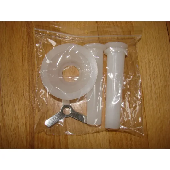 1 Set Meat Grinder Sausage Stuffer Filling Set: 3 Tubes, Flange ...