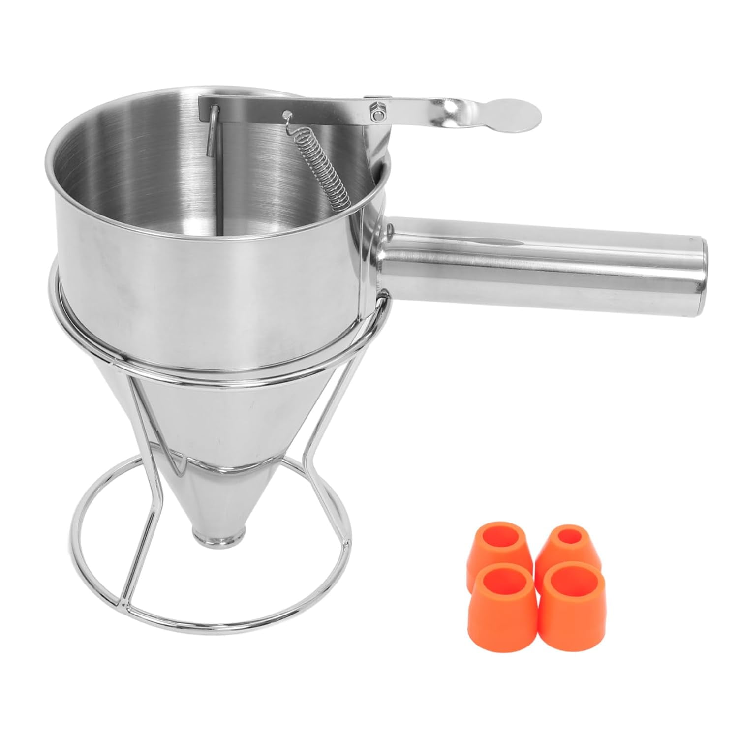 1 Set Meatball Leaks Octopus Balls Making Tool Funnel Stainless Steel ...