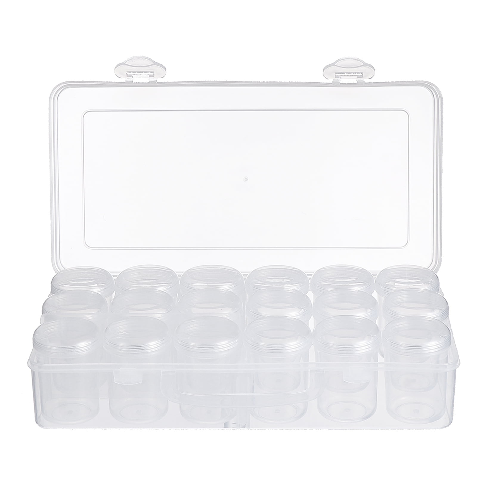 FOMIYES Medicine Bottle Storage Box White Plastic 1 Set 10.2X5.2X2.5In ...