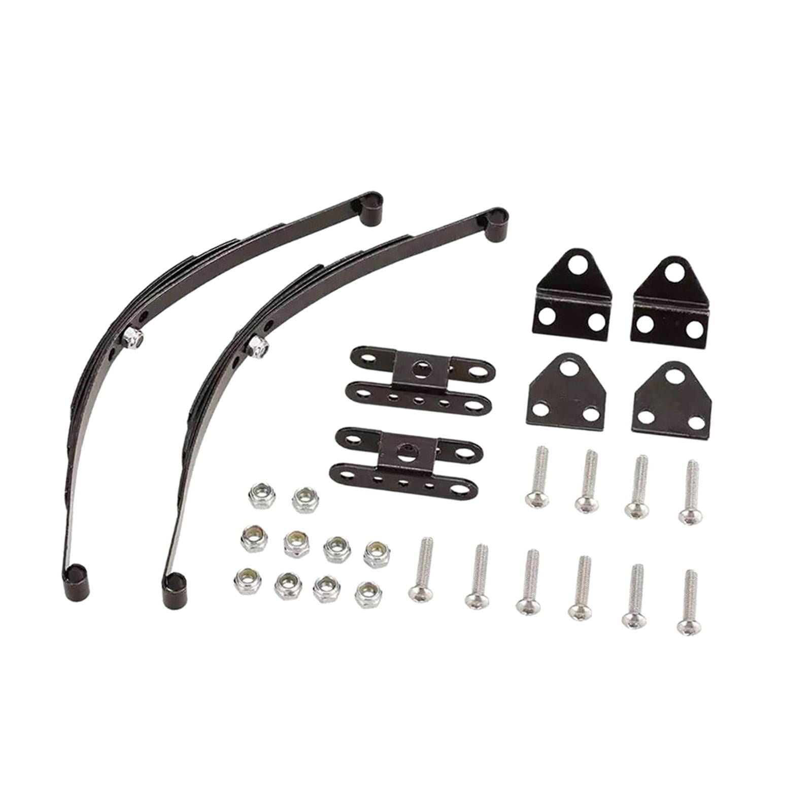 1 Set Metal Leaf Type Spring System for Axial 1:10 RC Truck Car Crawler ...