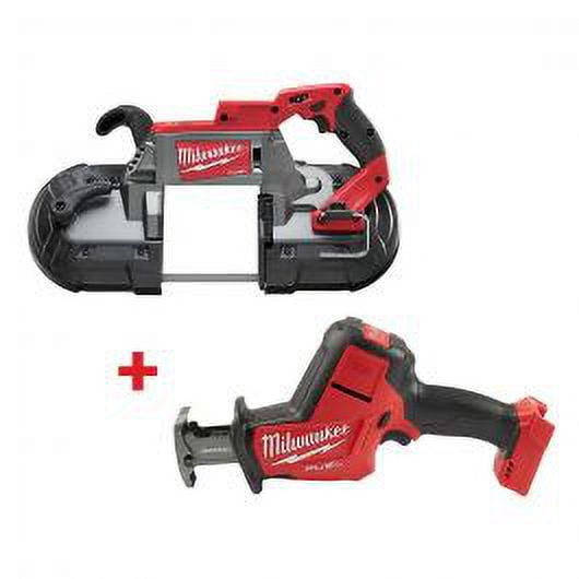 1 Set, Milwaukee 2729-20 M18 Fuel Cordless Deep Cut Band Saw + M18 ...
