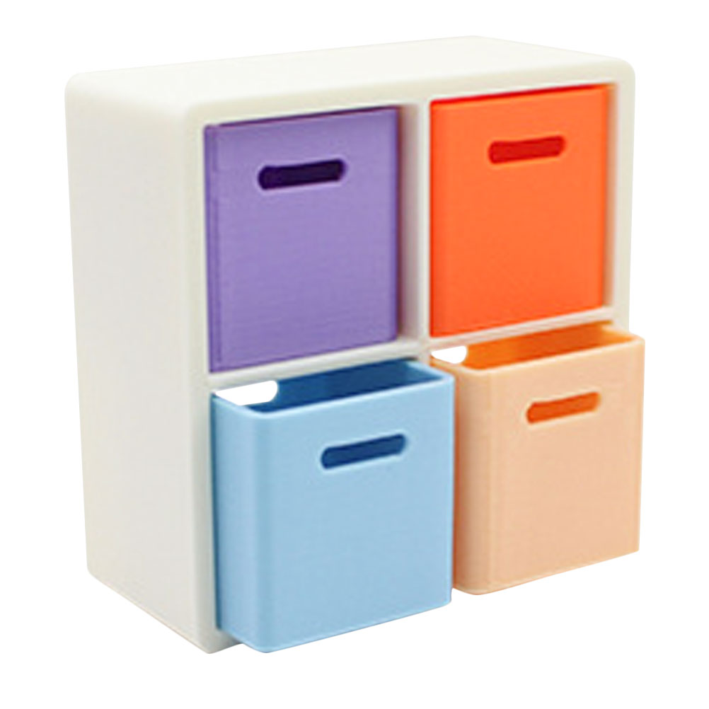 1 Set Mini Dollhouse Storage Box With Miniature Storage Rack 1:12 ...