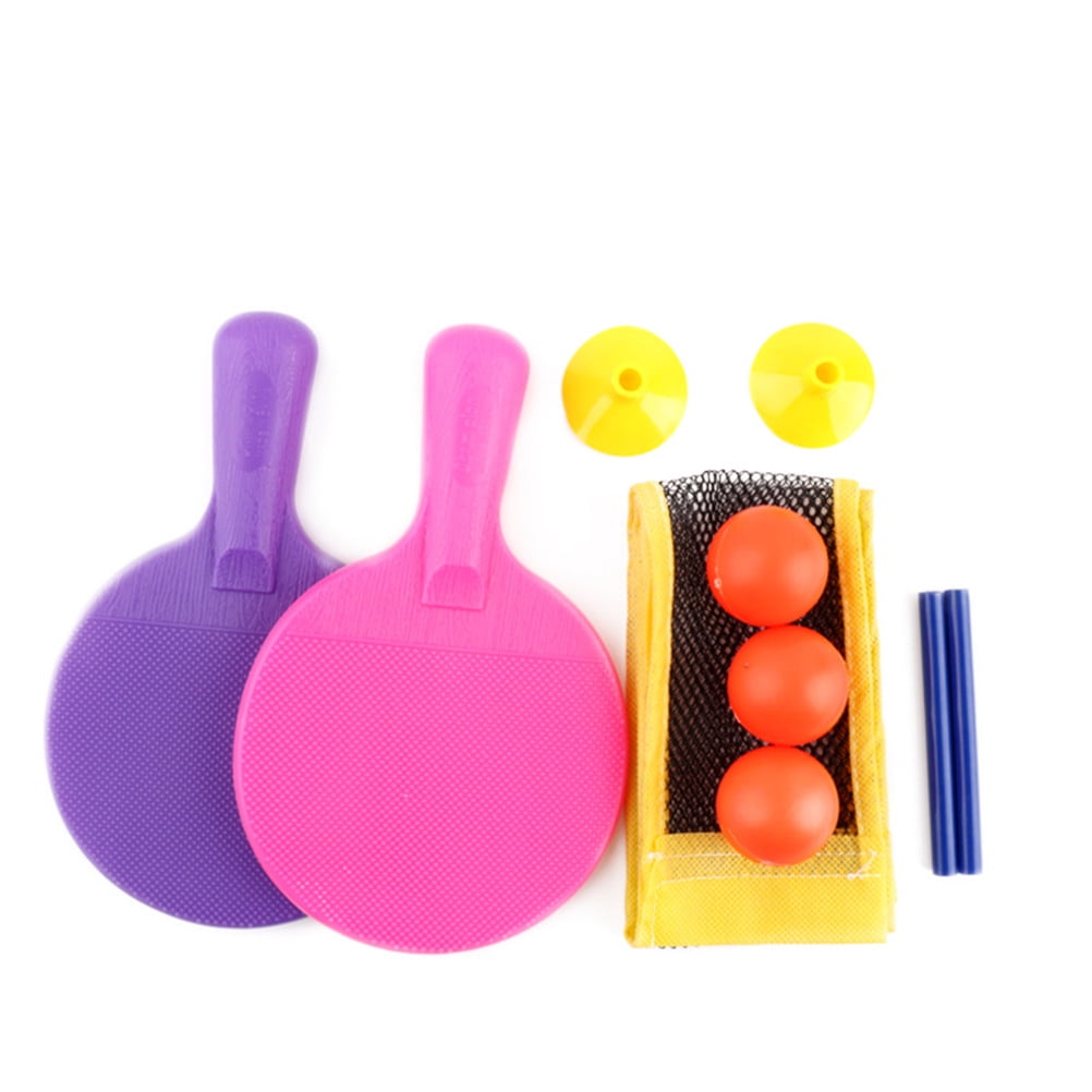 1 Set Mini Portable Tabletop Table Tennis Pong Board Game Set Toy ...