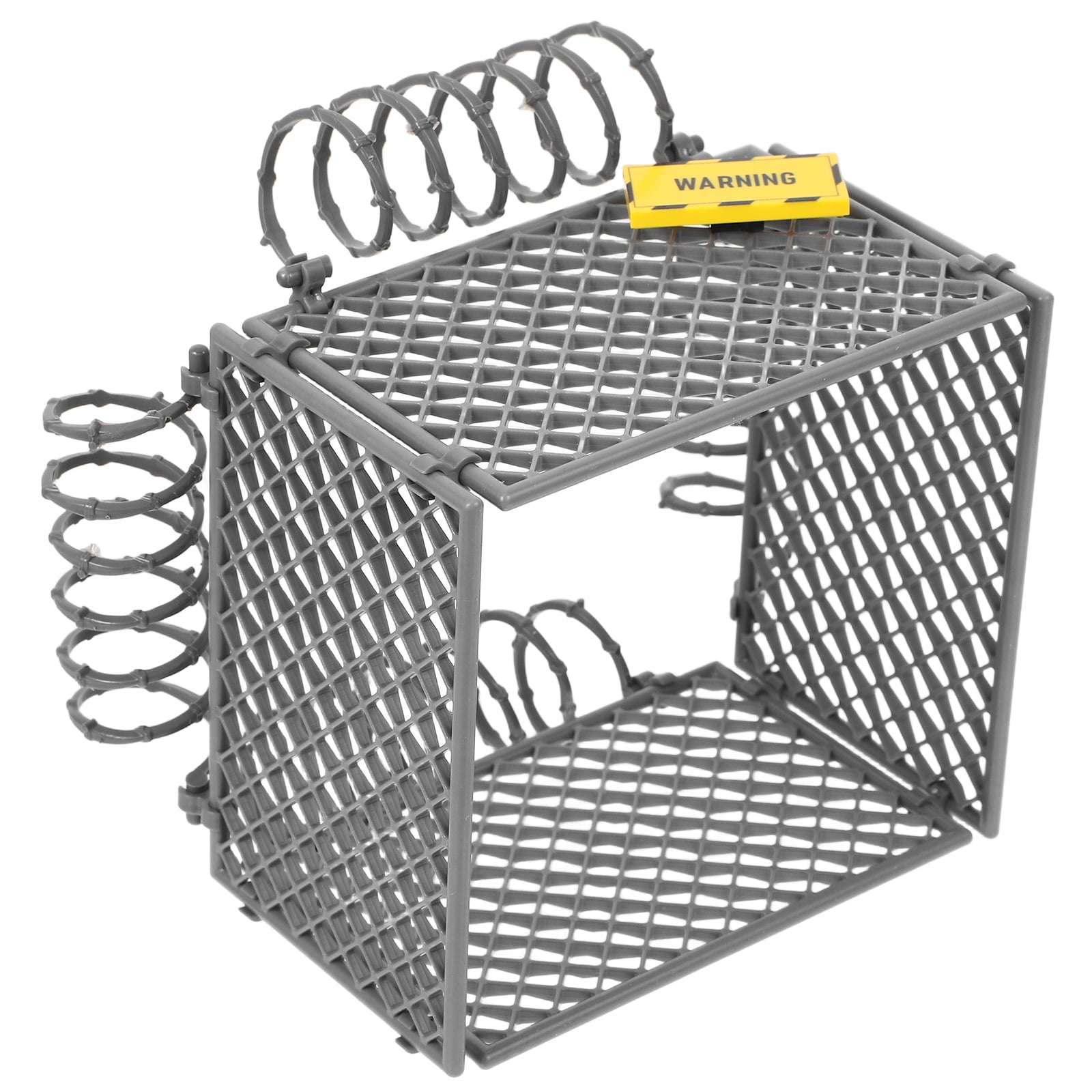 1 Set Mini Toy Fence for Farm Animals ABS Plastic Miniature Fence ...