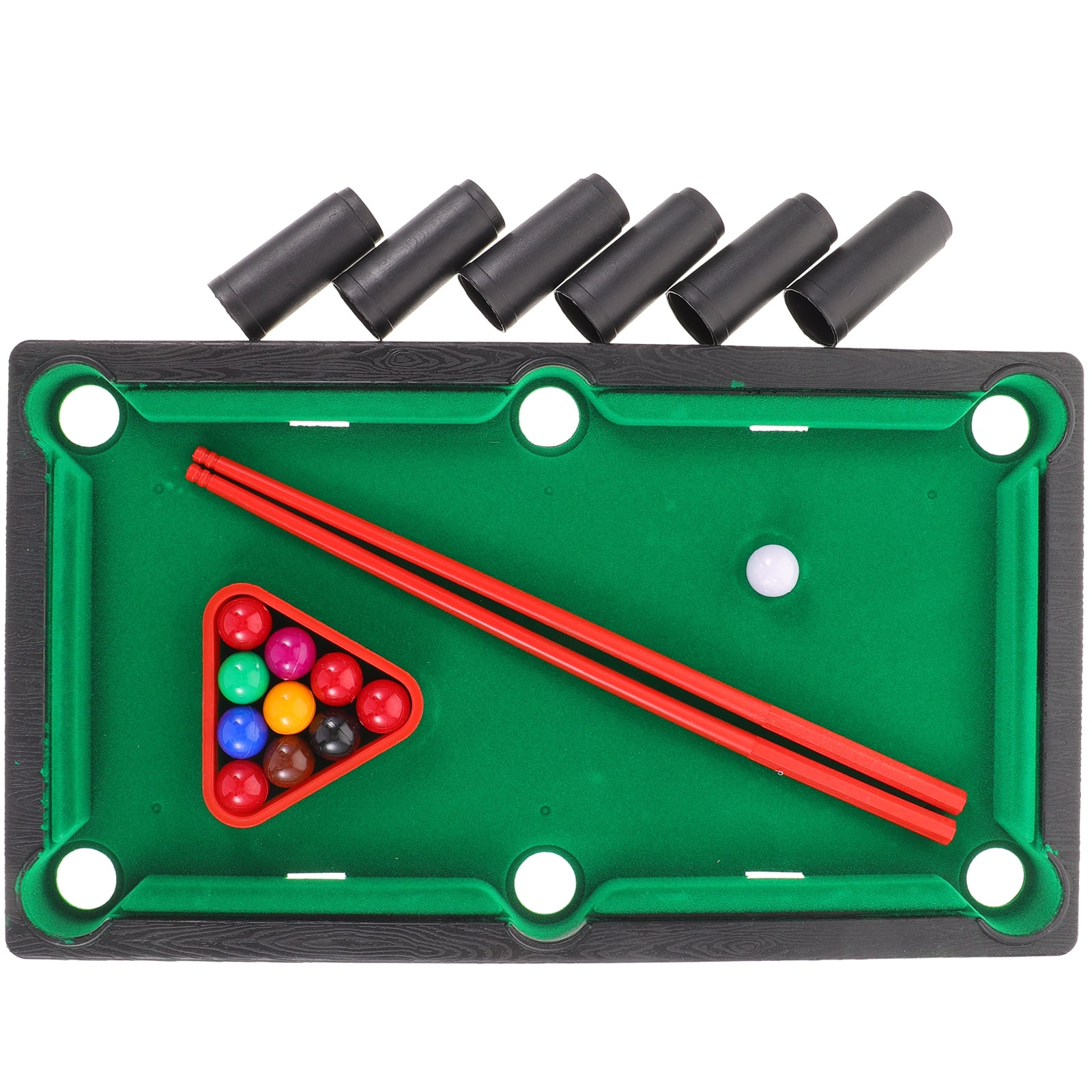 1 Set Miniature Billiard Toy Mini Pool Table Game Toy Family Party Game ...